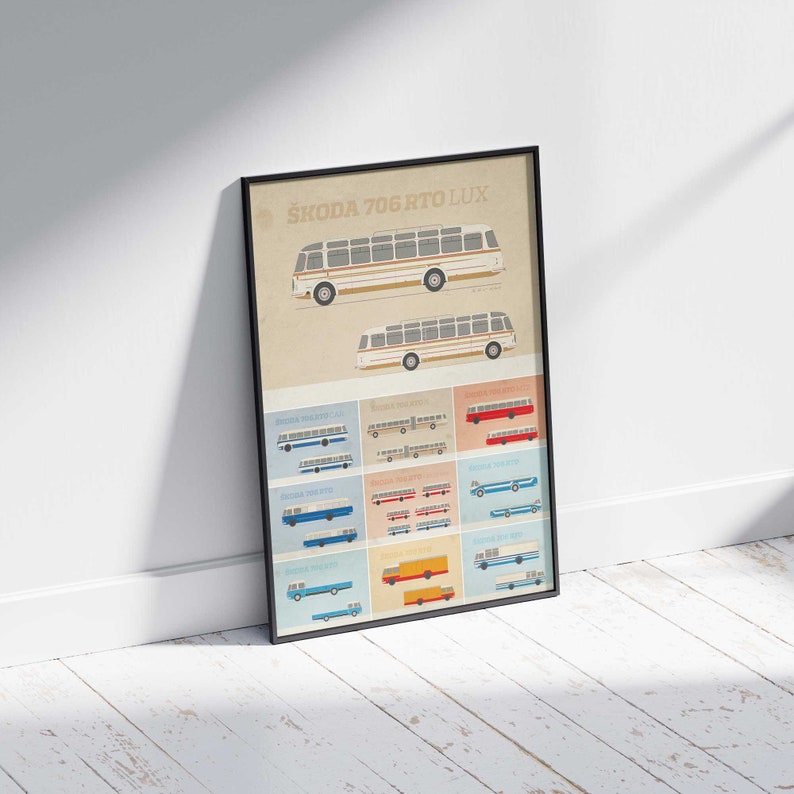 ŠKODA 706 RTO / POSTER / Digital Download - Etsy