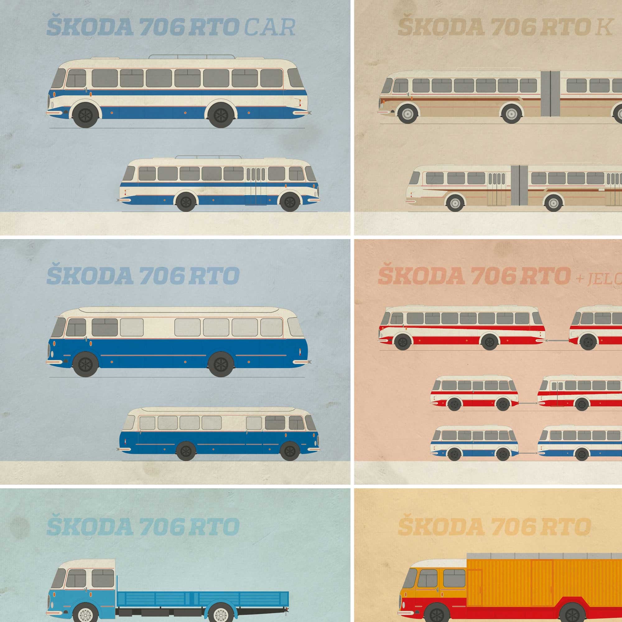 ŠKODA 706 RTO / POSTER / Digital Download - Etsy