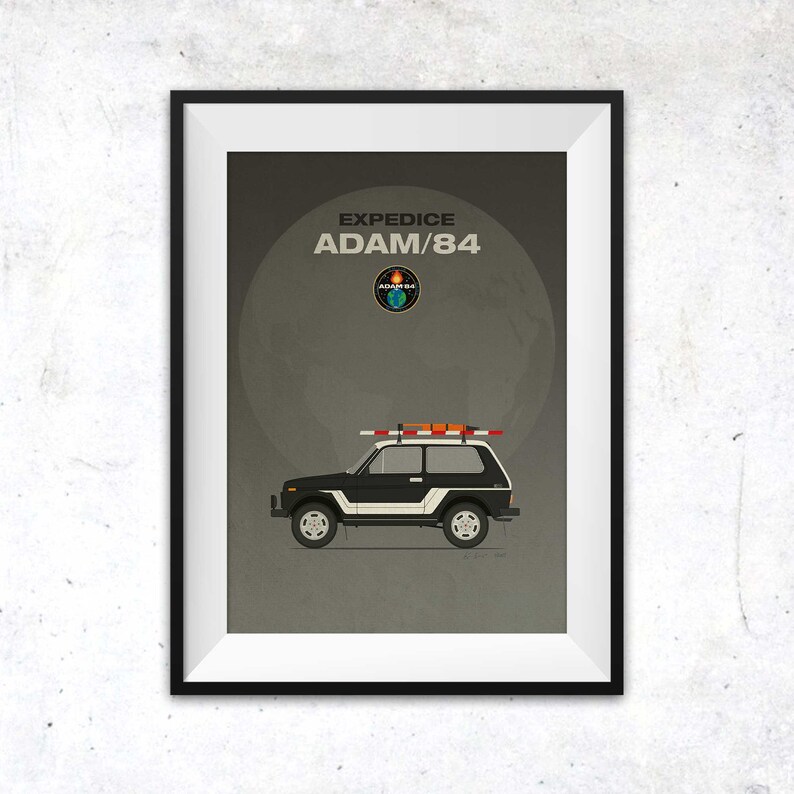 VISITORS Expedition ADAM 84 Lada Niva / POSTER / Digital - Etsy