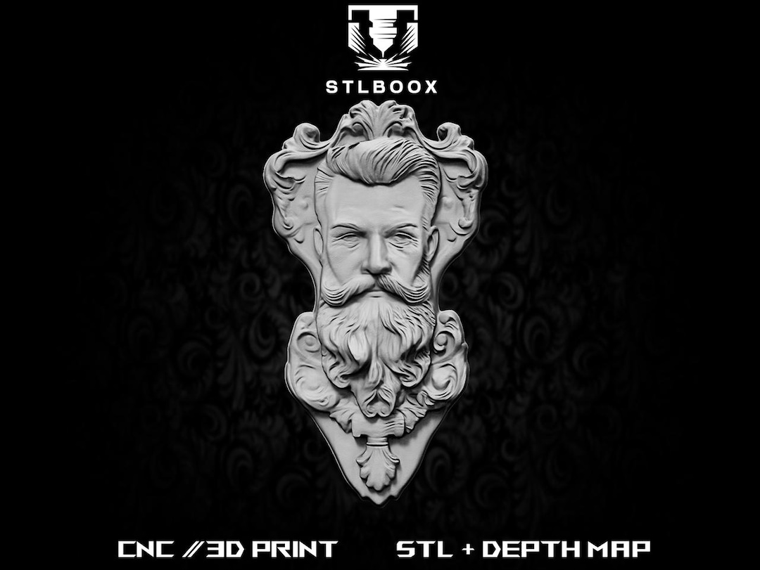 Barber 3D STL | CNC Router | Wood Carving | Cutting | Commercial Use ...