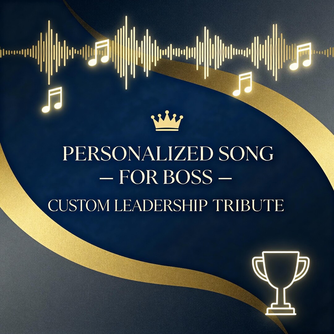 Custom Boss Tribute Song | Personalized Leadership Appreciation Gift ...