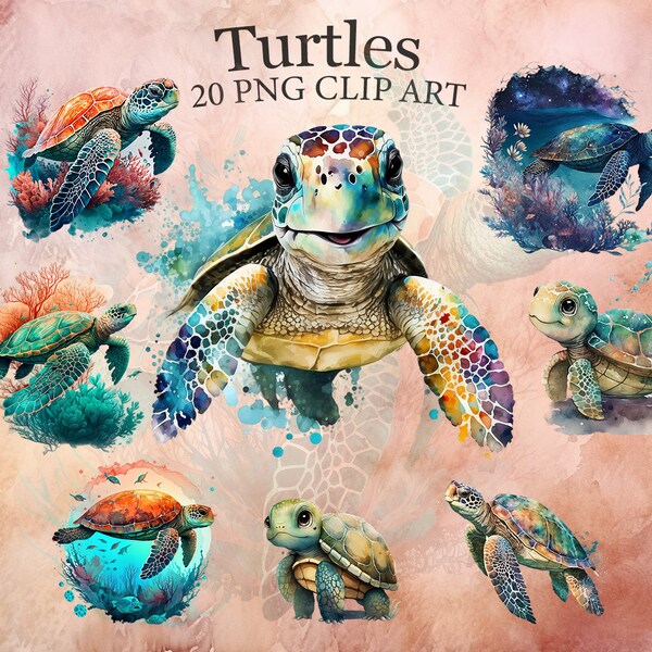 Watercolor Ocean - Etsy