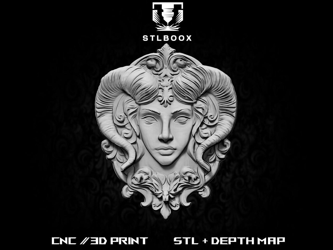 Evil Woman 3D STL | CNC Router | Wood Carving | Cutting | Commercial ...