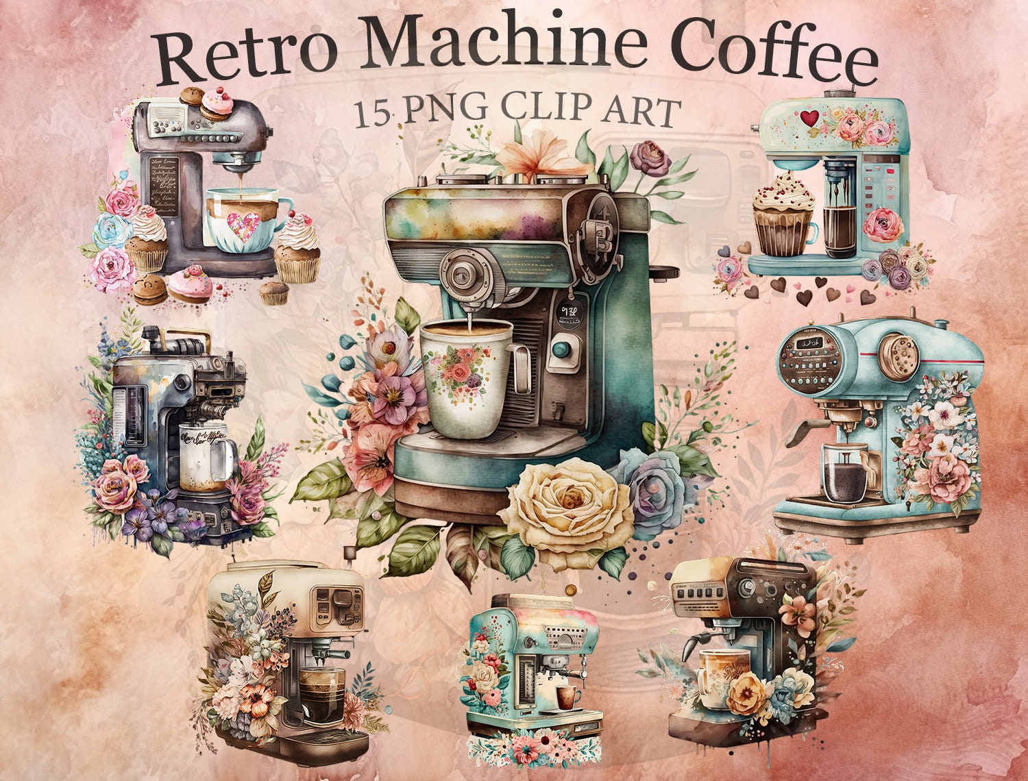 Retro Coffee Pot Clipart