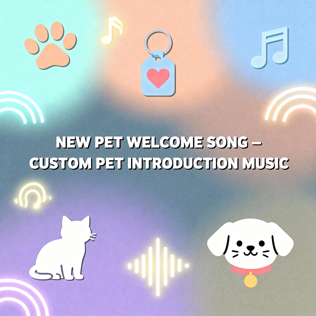 New Pet Welcome Song | Custom Pet Introduction Music | Personalized ...