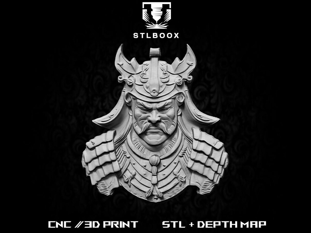 Samurai 3D STL | CNC Router | Wood Carving | Cutting | Commercial Use ...