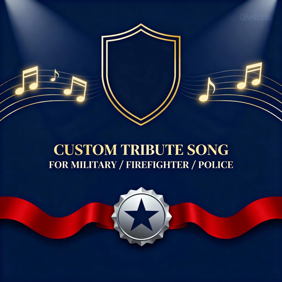 Hero Tribute Song | Personalized Military/firefighter/police Gift ...