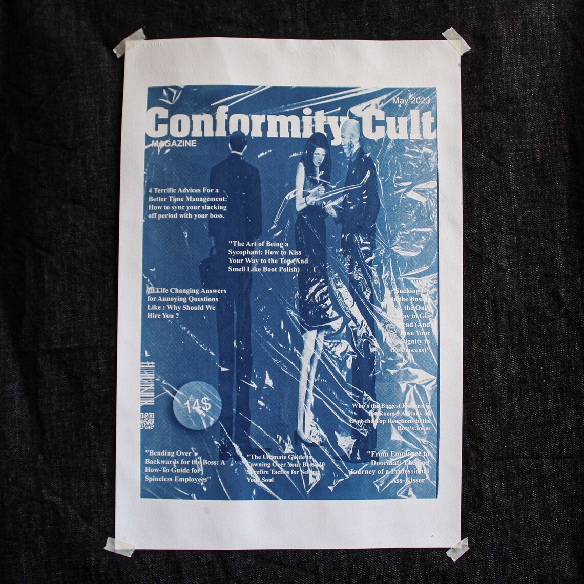 Conformity Cult, Cyanotype Print - Etsy