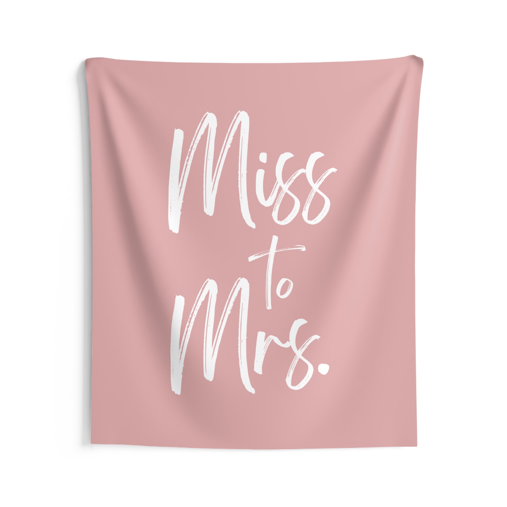 Pink Miss to Mrs Banner - Bridal Shower Banner - Wedding Shower Sign ...