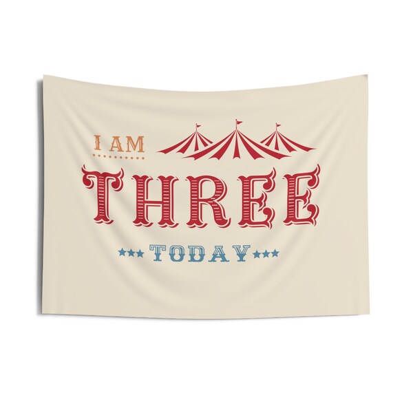 Circus 3rd Birthday Banner - Etsy