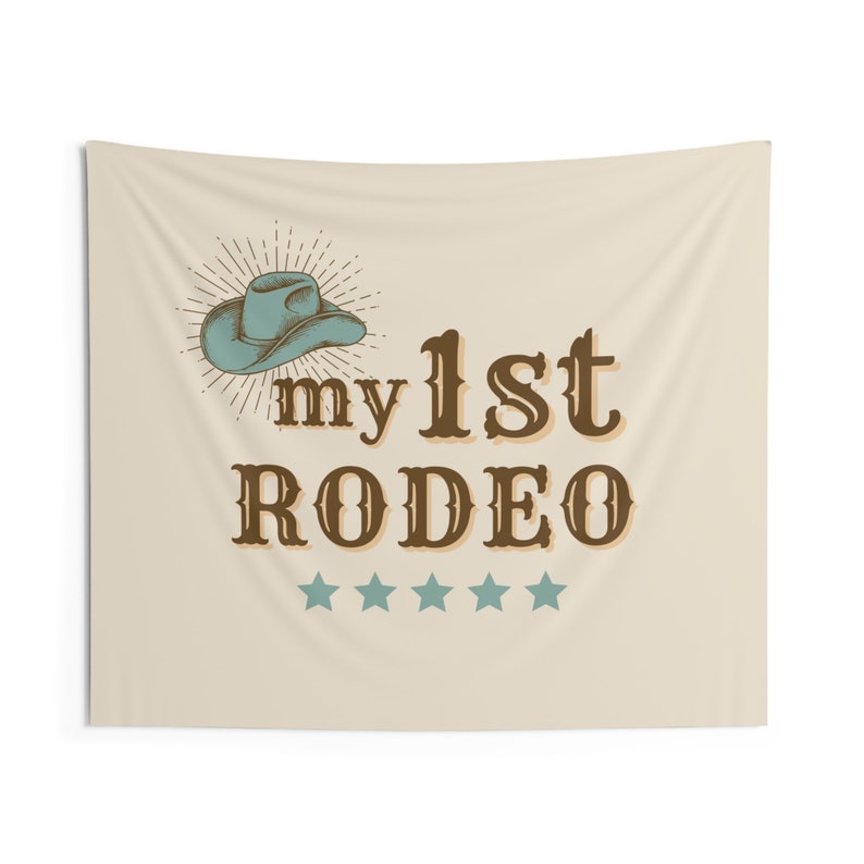 My First Rodeo Banner - 1st Birthday Banner - Happy Birthday Sign ...