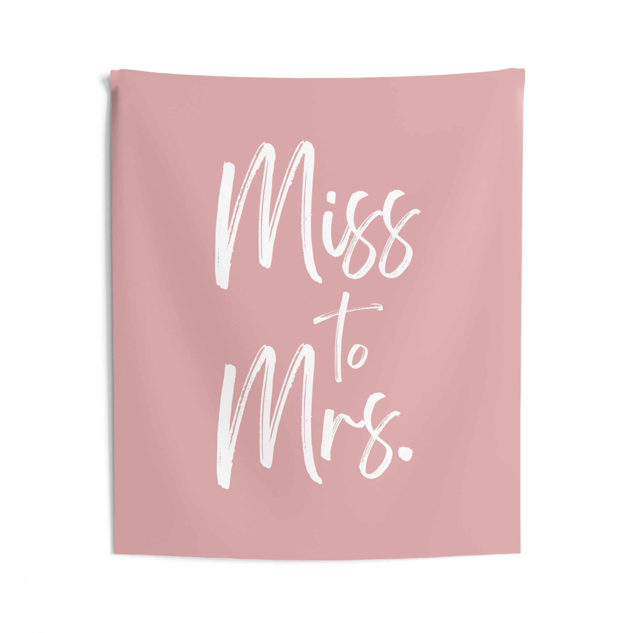 Pink Miss to Mrs Banner - Bridal Shower Banner - Wedding Shower Sign ...