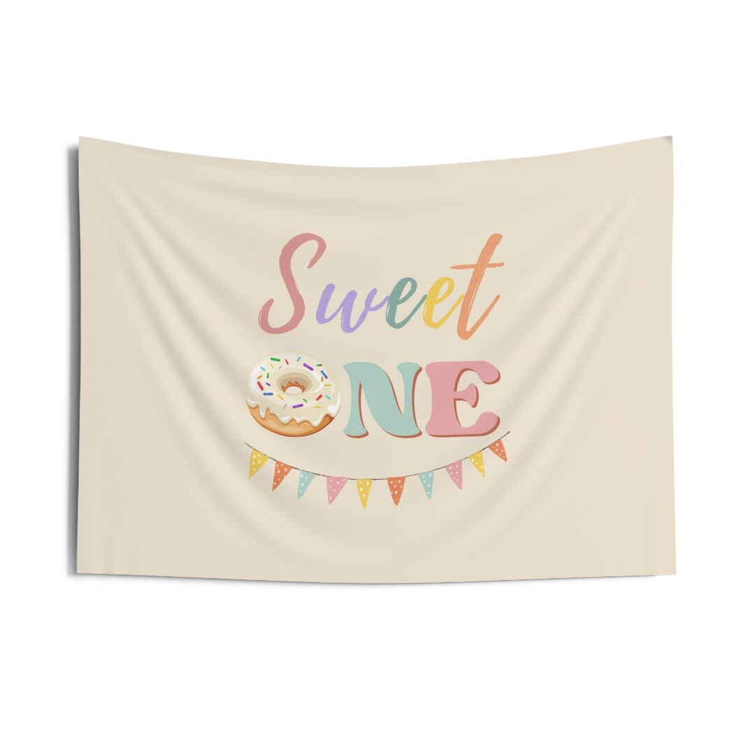 Sweet One Banner - 1st Birthday Banner - Happy Birthday Sign - Vintage ...