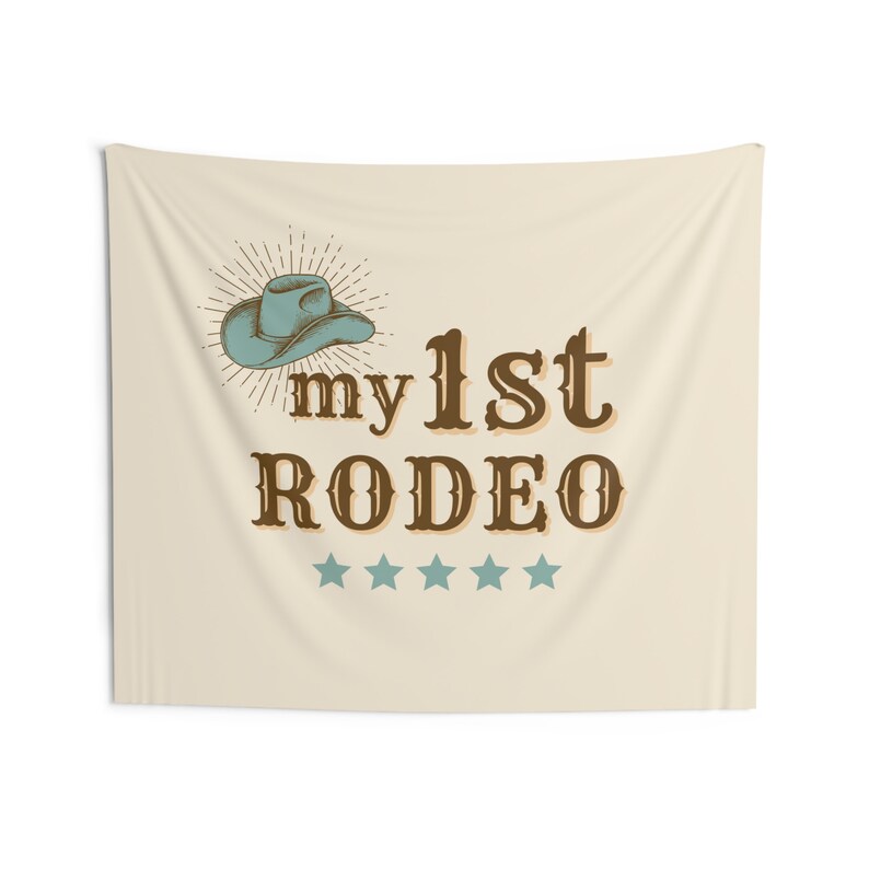 My First Rodeo Banner - 1st Birthday Banner - Happy Birthday Sign ...