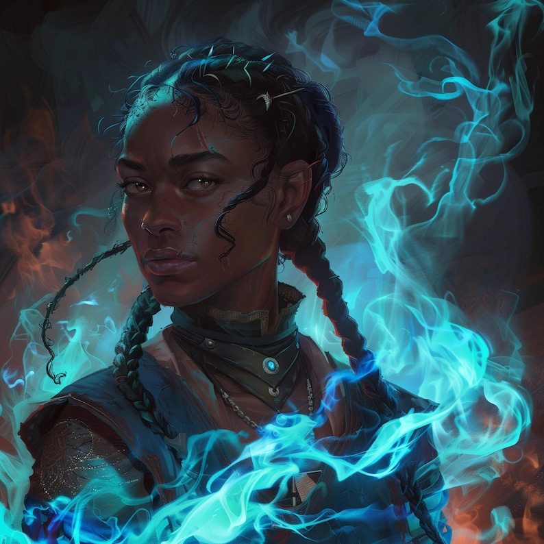 Custom DND Character Portraits in Modern Digital Painting Style ...