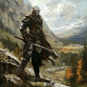 Custom DND Character Portraits in Modern Digital Painting Style ...