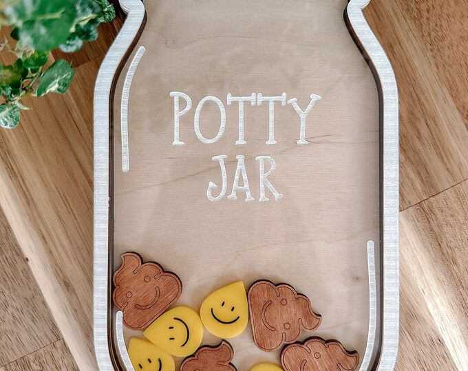 Potty Training Jar | Potty Training | Potty Reward Jar - Etsy