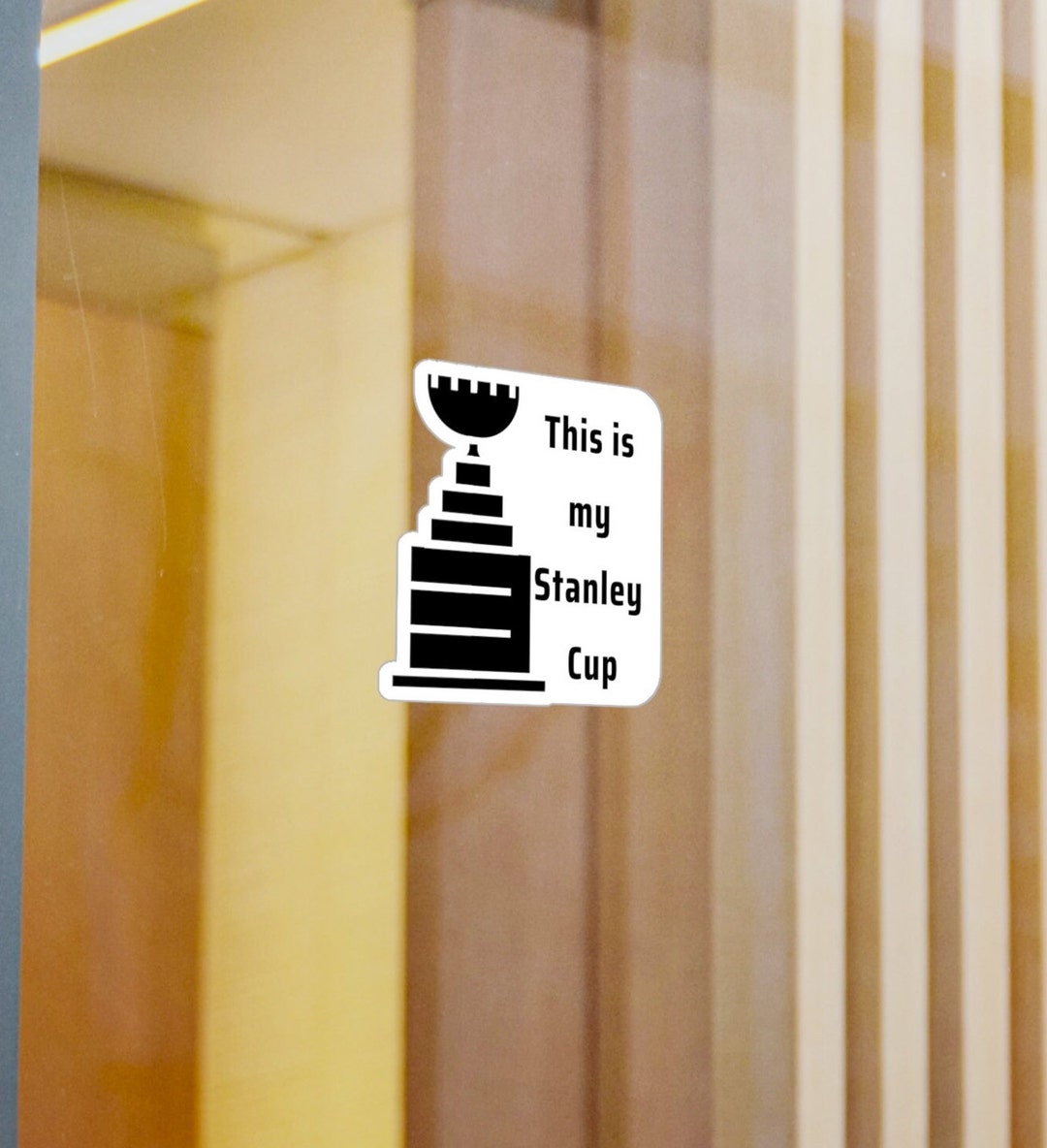 Stanley Cup Sticker Decal for Hockey Fan Stanley Cup Hockey Fan Sticker ...