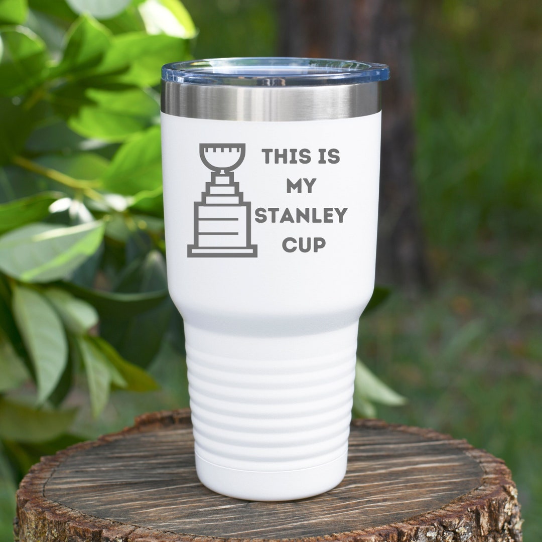 Ice Hockey Stanley Cup Tumbler Travel Mug Metal Stanley Cup Hockey Fan ...