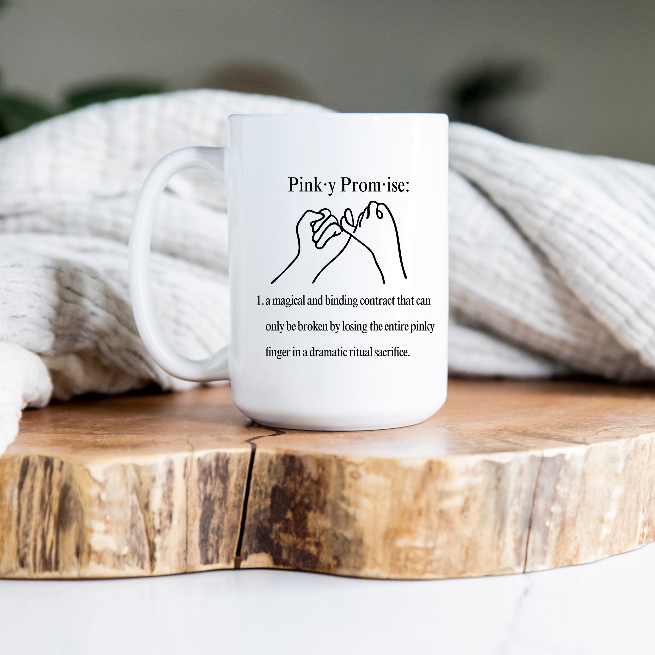 BFF Mug Pinky Promise Definition Mug Pinky Swear Mug I Promise - Etsy