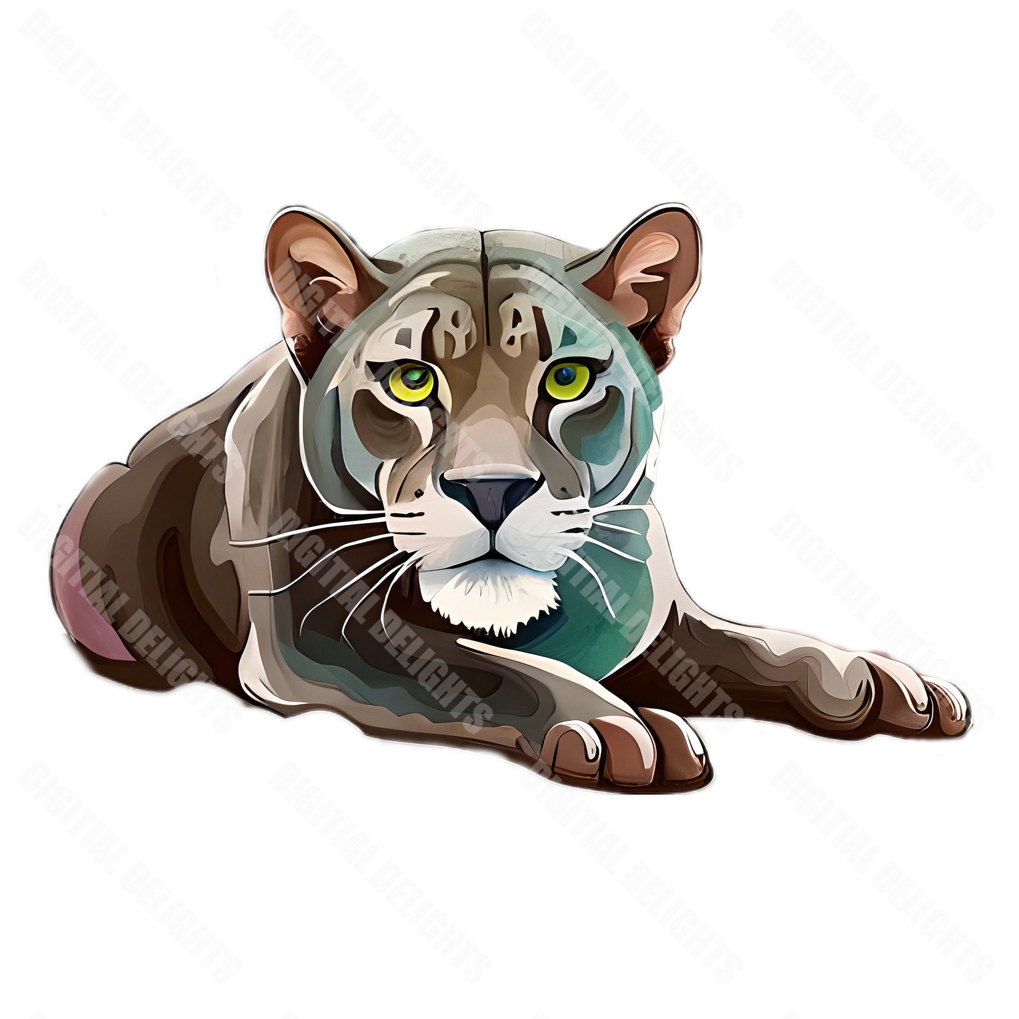 X4 Big Cats PNG Images, Wild Cat Clipart, Designs, Free Commercial Use ...