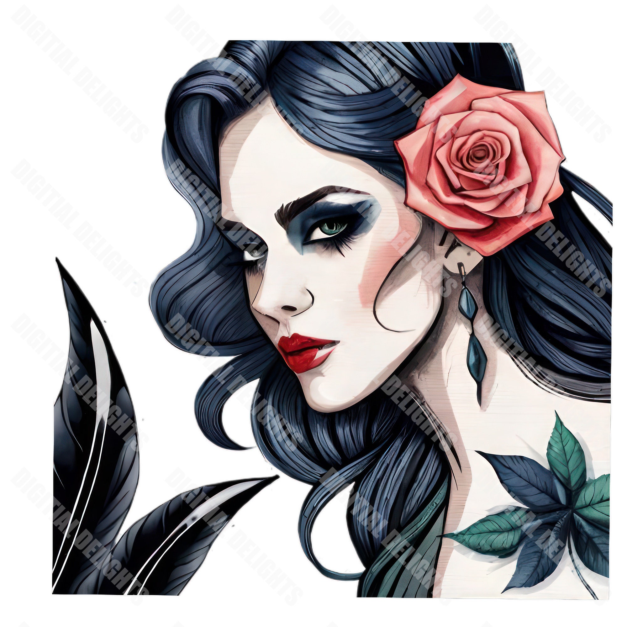 20 Gothic Lady PNG Images, Beauty Clipart, Designs, Free Commercial Use ...