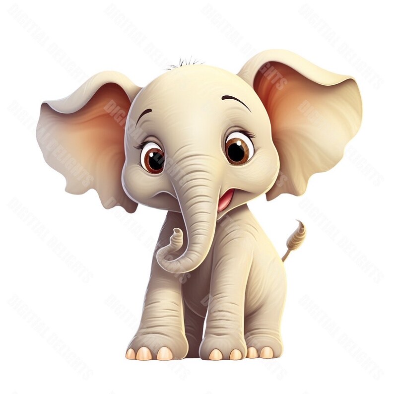 Safari Baby Animals Png, Cute Animal Clipart, Safari Baby Shower ...