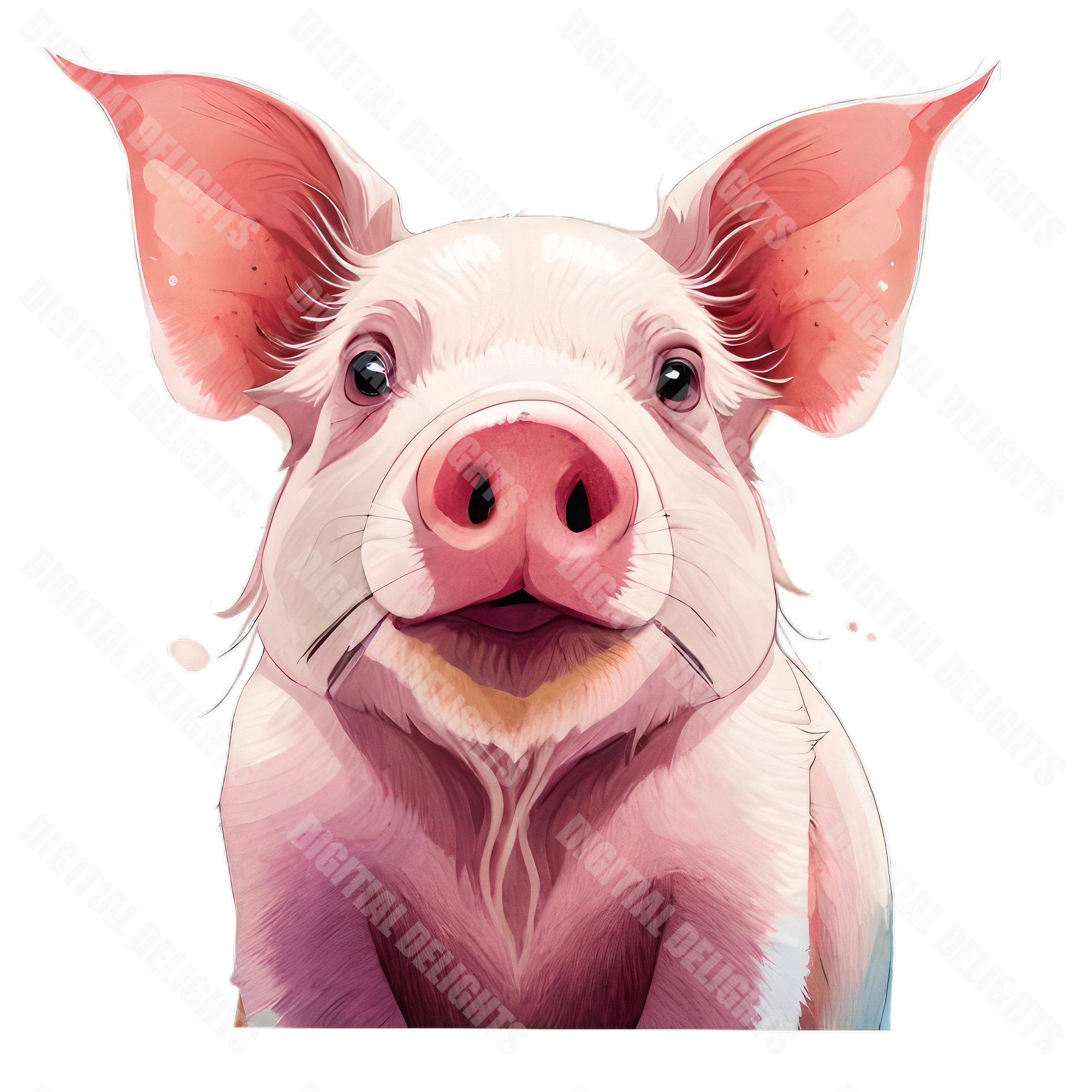 X4 Cute Pigs PNG Images, Piglet Clipart, Designs, Free Commercial Use ...