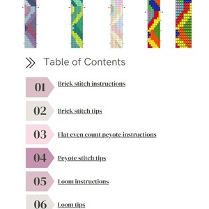 15 Rings Beading Pattern INSTANT DOWNLOAD - Miyuki Delica 11/0 ...