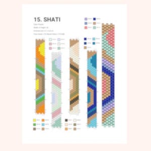 15 Rings Beading Pattern INSTANT DOWNLOAD - Miyuki Delica 11/0 ...