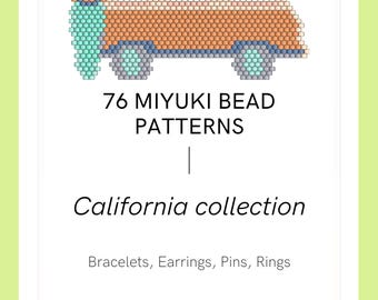 17 Miyuki Bead Bracelet Patterns - Includes Diagrams, Seed Bead Tips & Instructions, California ...