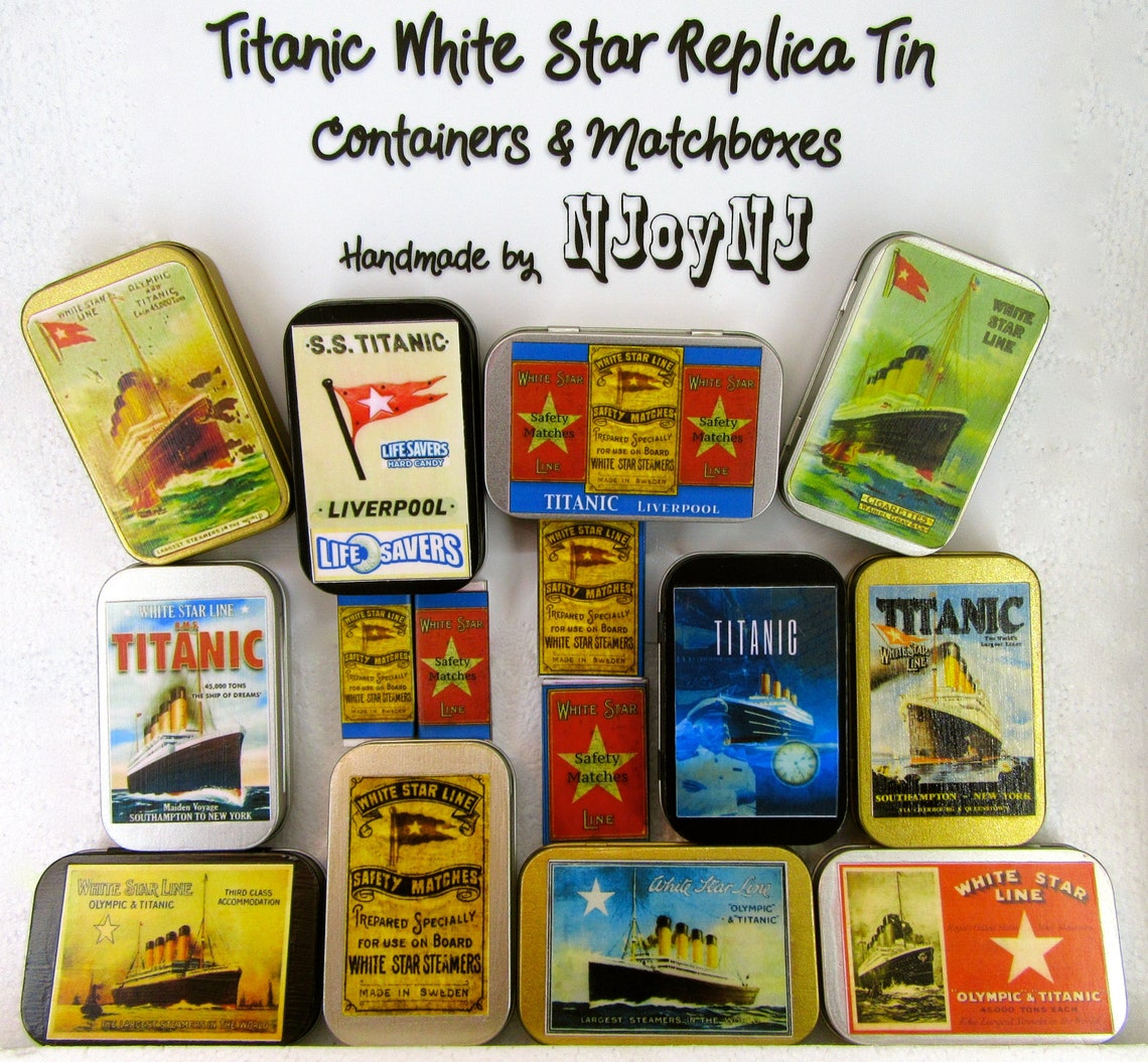 Titanic White Star Replica Cadbury Bournville Chocolate Tin - Etsy