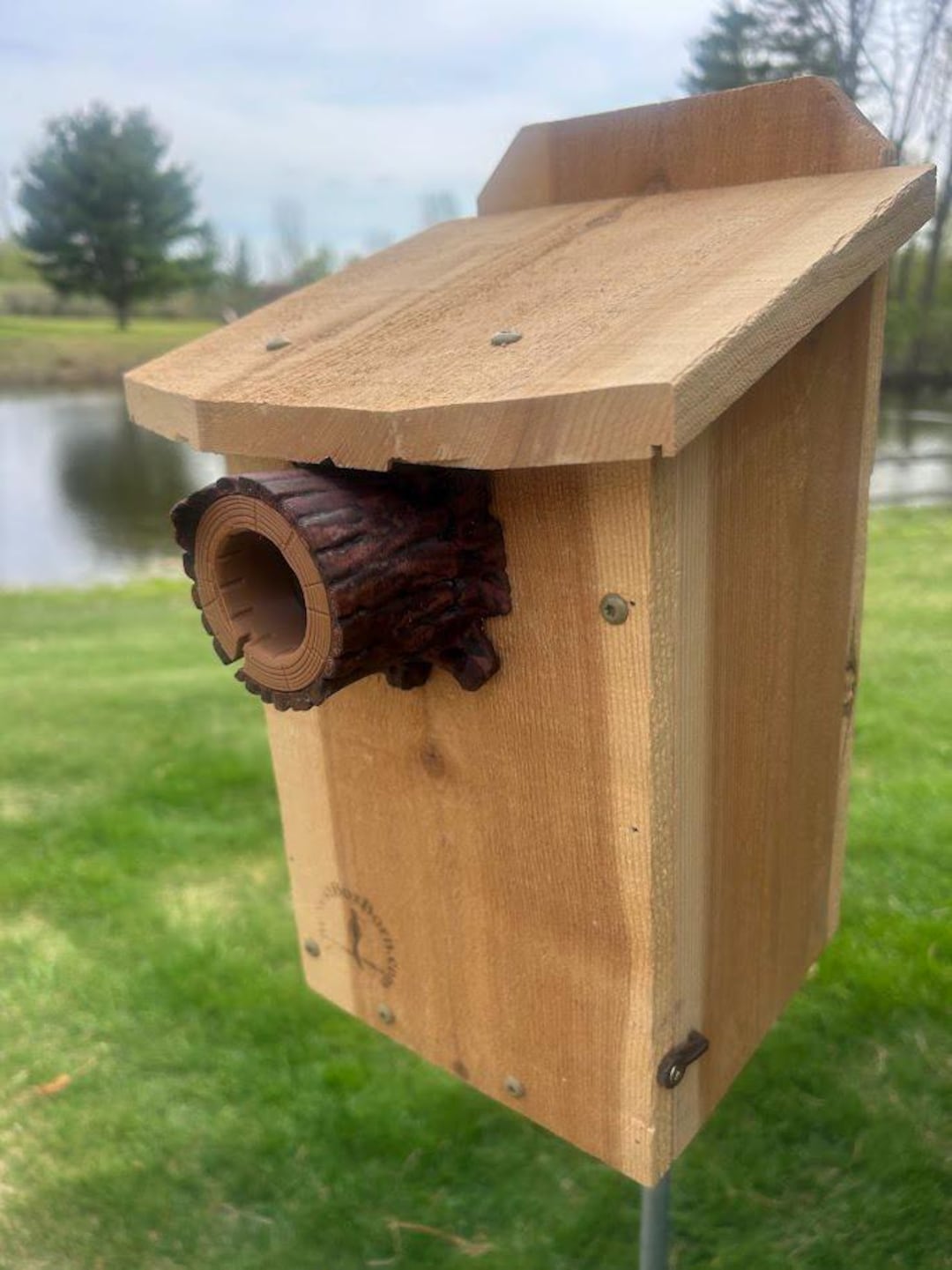 Adjustable Birdhouse Entry Guard, Natural Branch Design, Predator ...