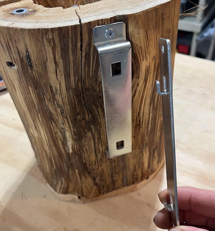 Cedar Log Birdhouse Nest Box – Handmade for Titmouse, Nuthatch ...