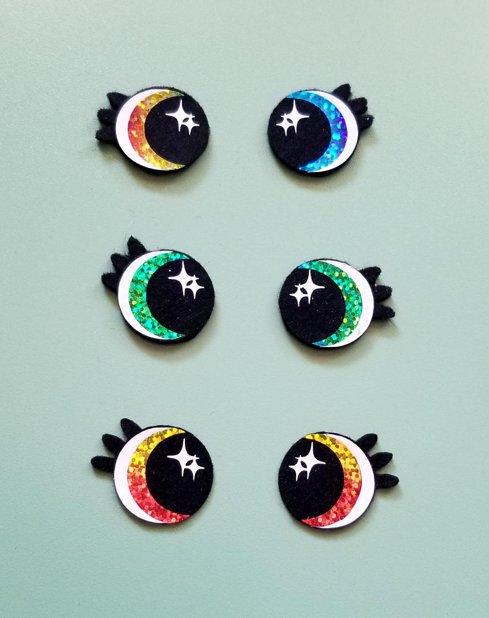 Felt Eyes, Felt Eyes for Amigurumi, Kawaii Eyes, Crafting Eyes,felt ...