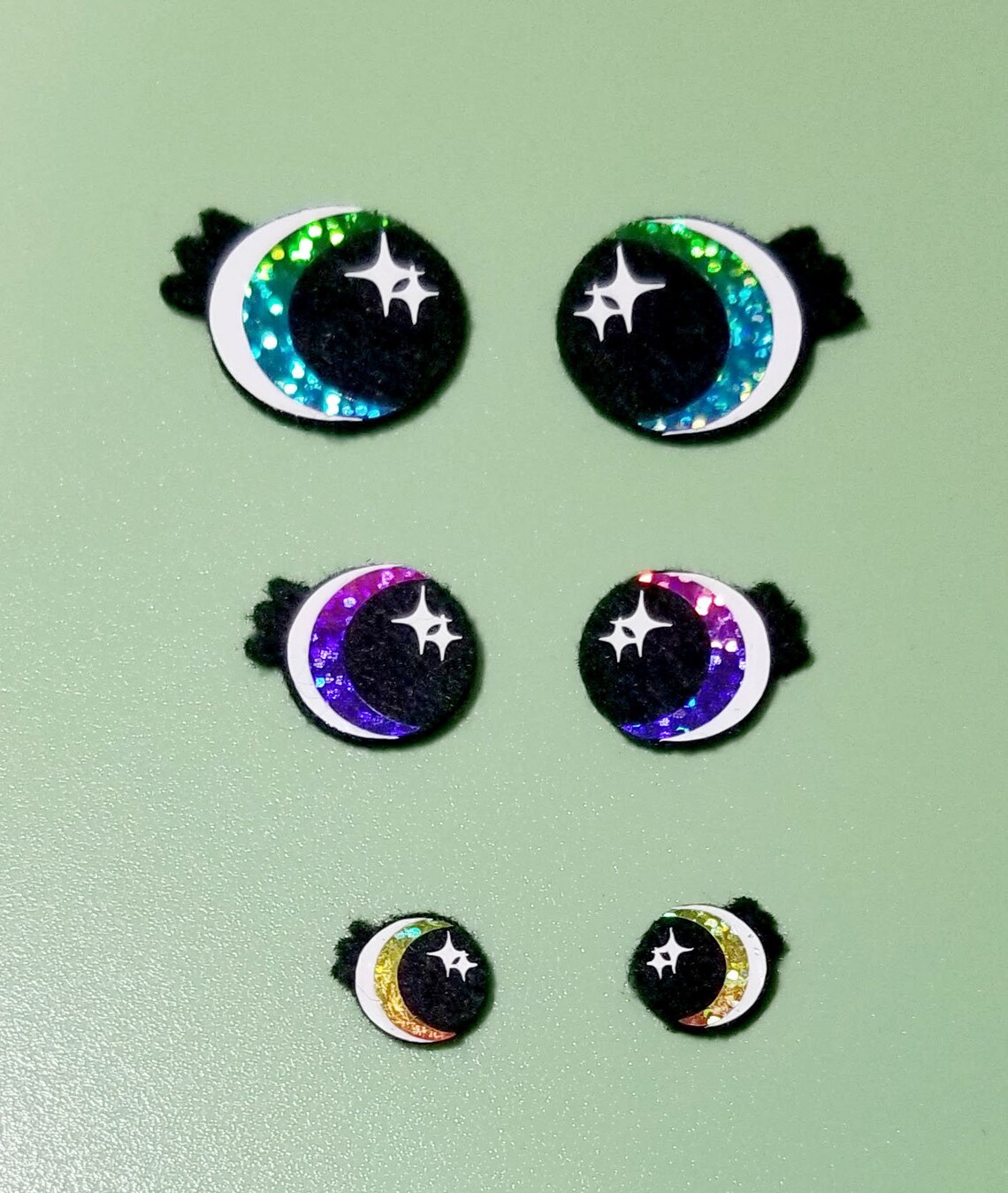 Felt Eyes, Felt Eyes for Amigurumi, Kawaii Eyes, Crafting Eyes,felt ...