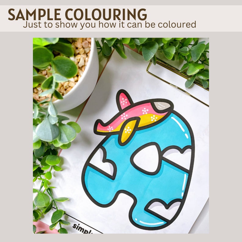 Bold & Easy: 26 Alphabet Letters Colouring Page - Etsy