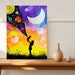 Mother Art on Canvas, Mother Under the Moon, Moon Art, Mother S Day ...