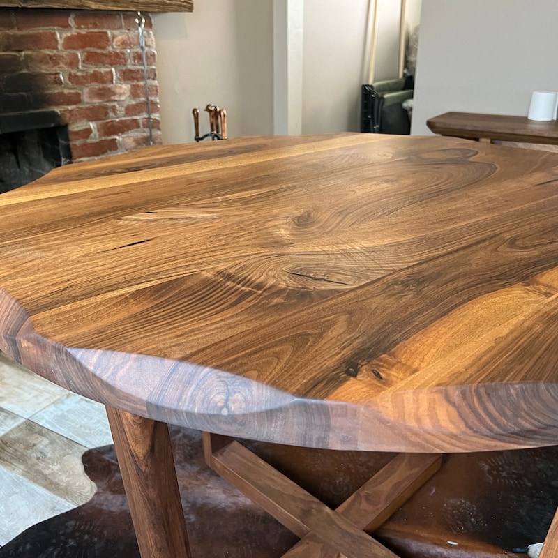 Walnut Dining Table - Etsy