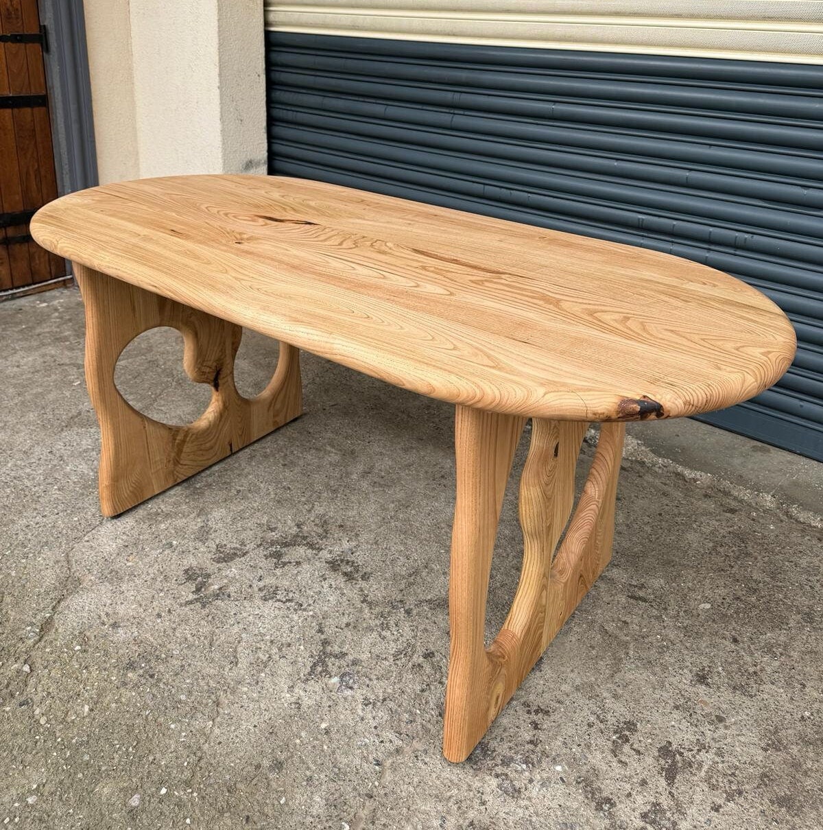 Farmhouse Chestnut Dining Table – Modern Rustic Wood - Etsy