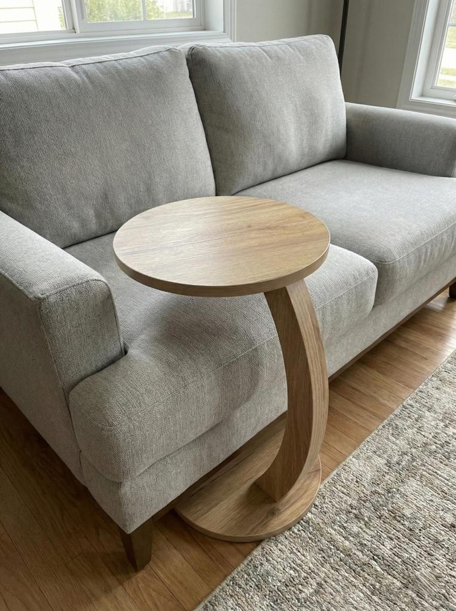 Modern C Table, MDF Sofa Side Table, Minimalist Laptop Stand - Etsy