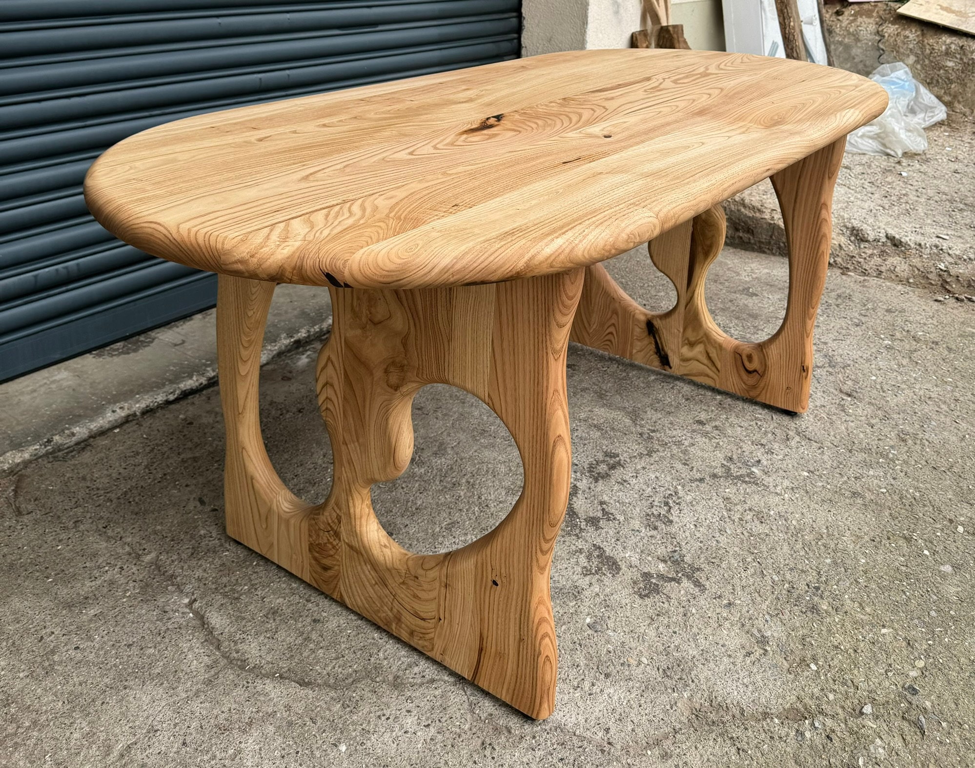 Farmhouse Chestnut Dining Table – Modern Rustic Wood - Etsy