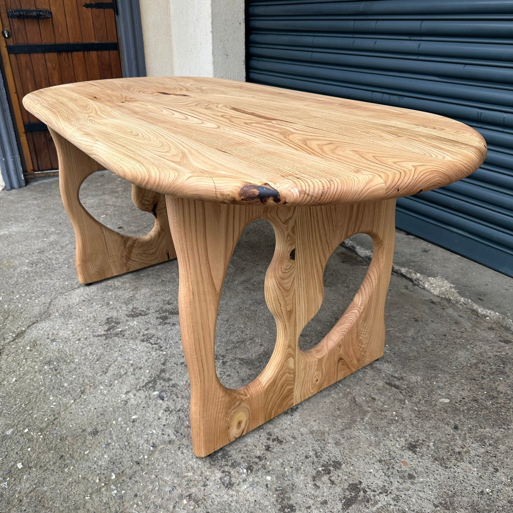 Farmhouse Chestnut Dining Table – Modern Rustic Wood - Etsy