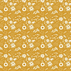 Yellow Flowers Seamless Pattern - Etsy