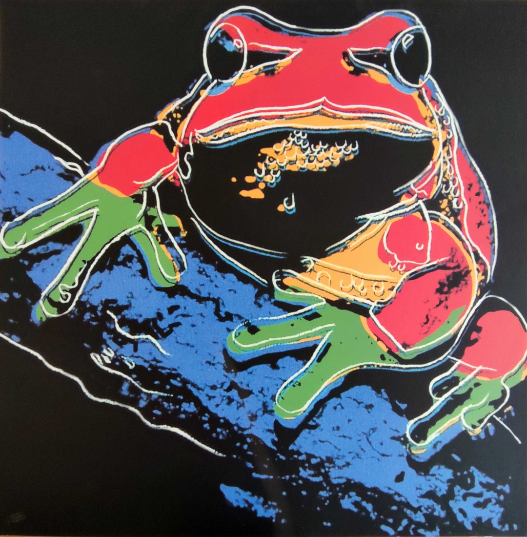 After Andy Warhol 1928 1987 Pine Barrens Tree Frog - Etsy