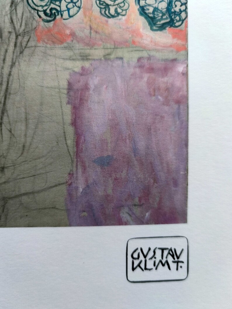 Gustav Klimt 1862-1918 After Portrait of Maria Munk - Etsy