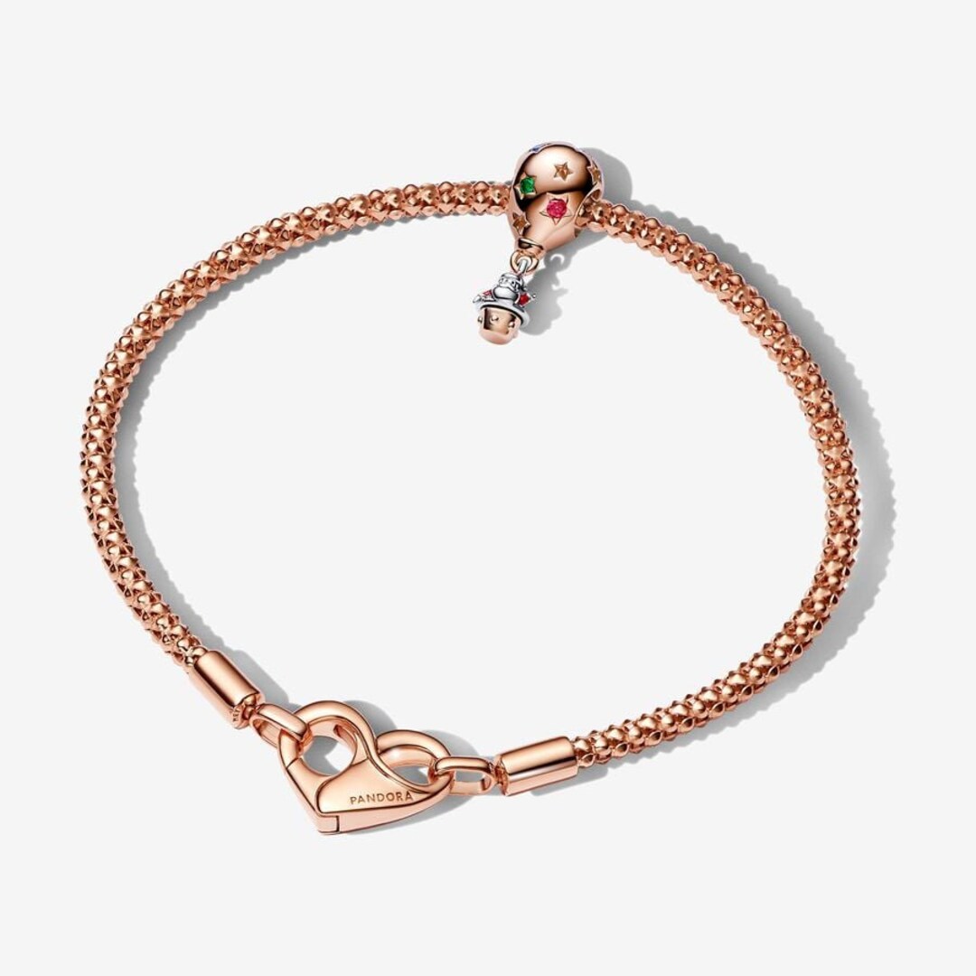 Pandora Santa Claus in Hot Air Balloon Studded Charm Bracelet - Etsy