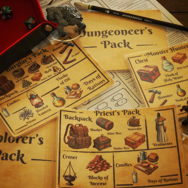 Dungeon Equipment - Etsy