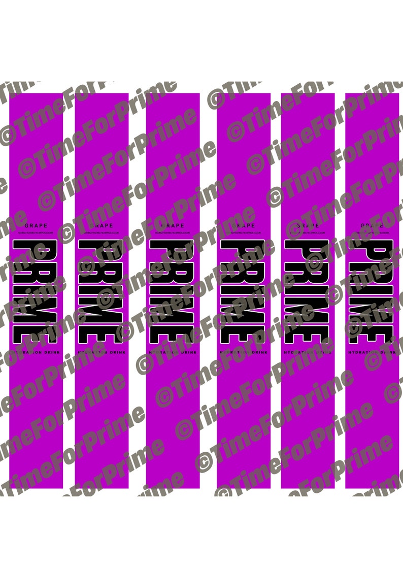 Printable Prime Grape Kitkat Wrapper Instant Download Prime Chocolate ...