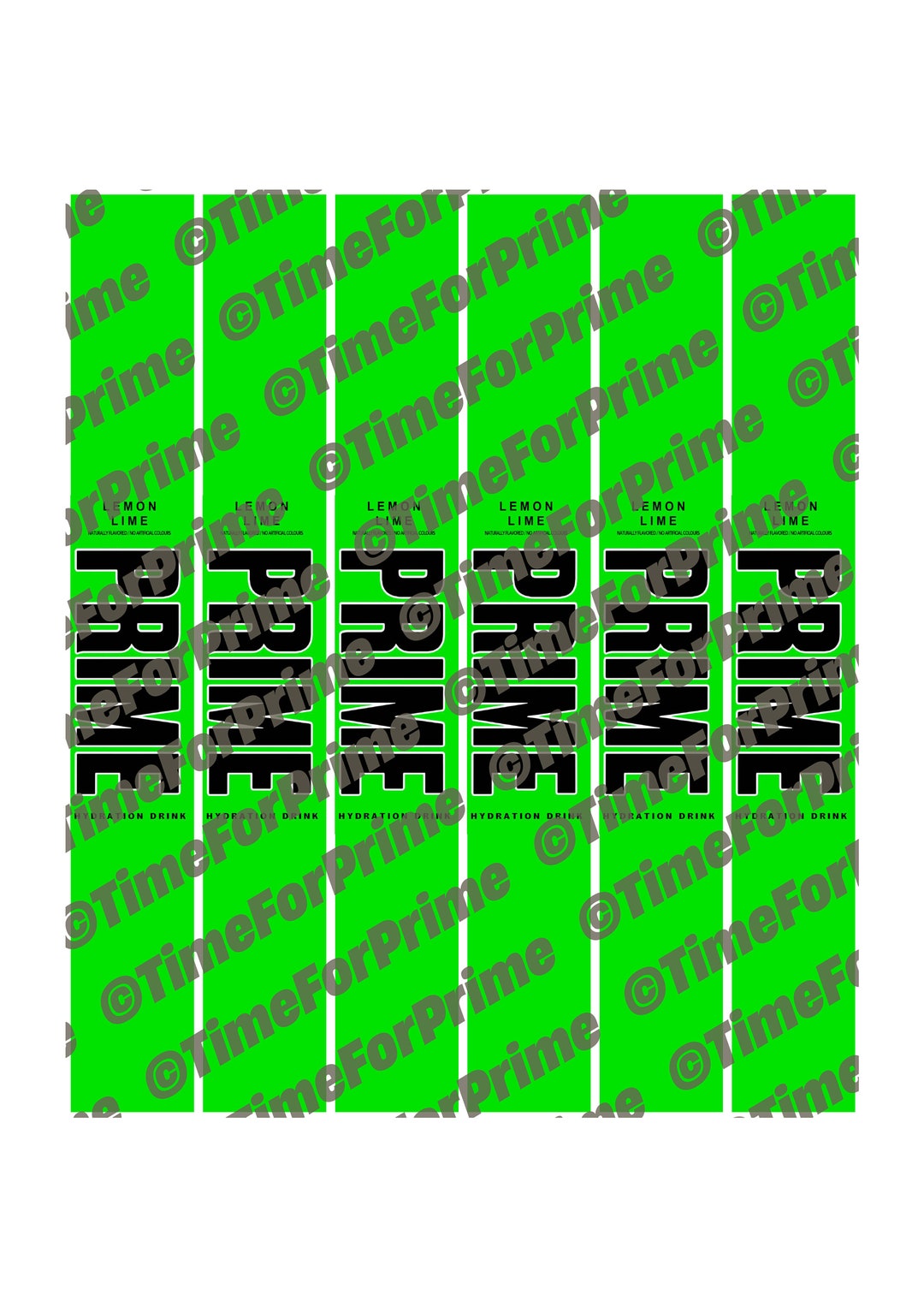 Printable Prime Lemon Lime Kitkat Wrapper Instant Download Prime ...